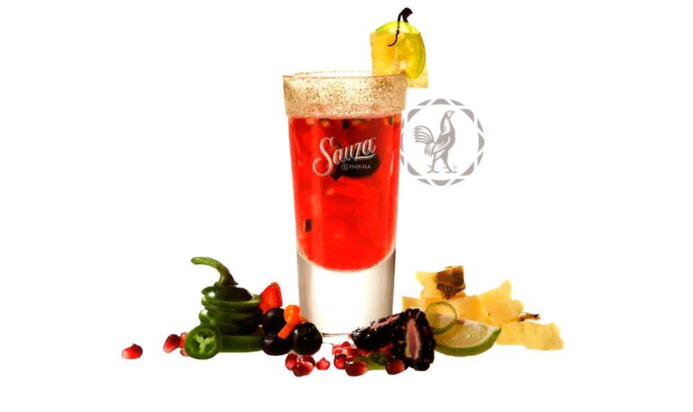 Coctel con Tequila: "Agave Fruti-Chile"